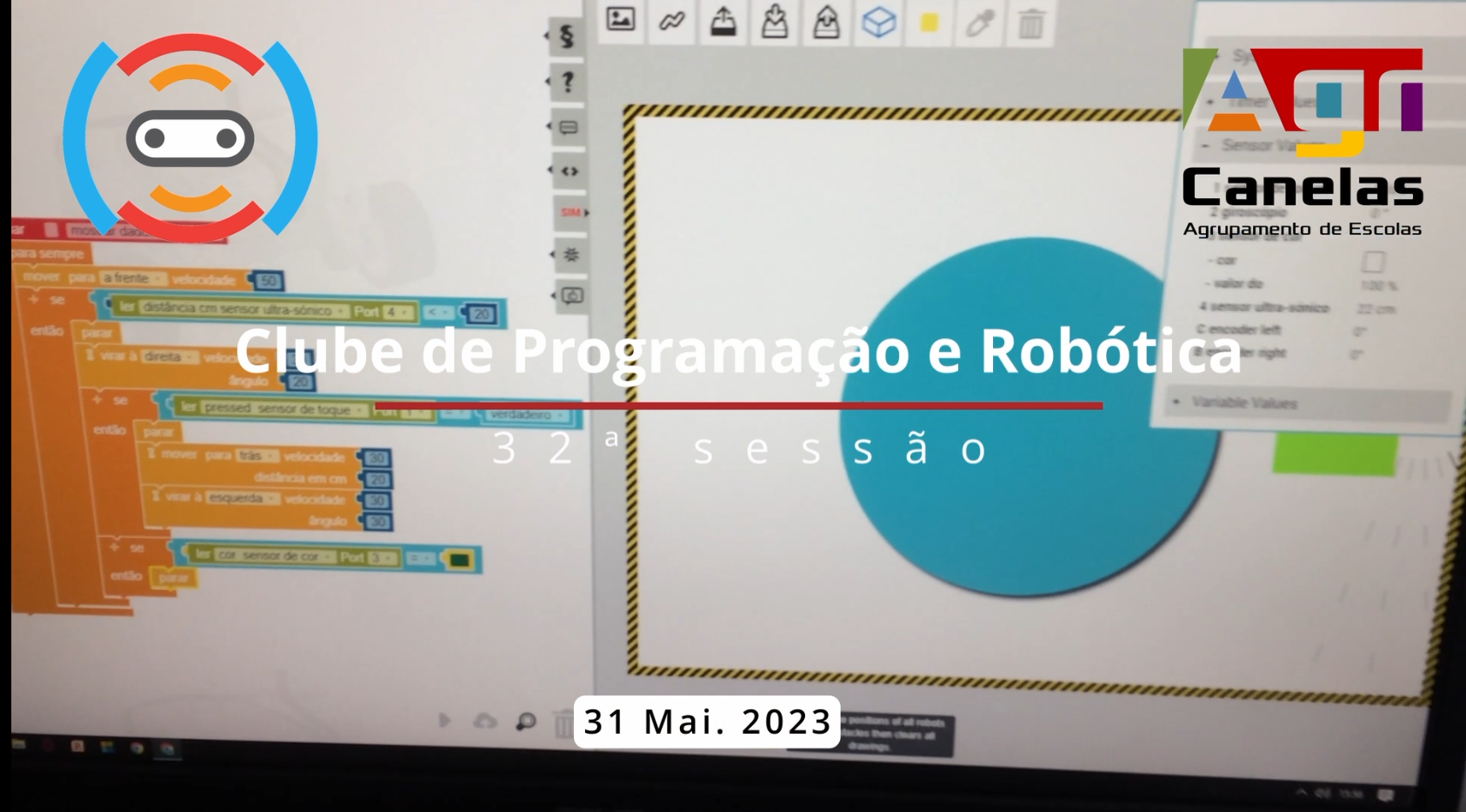 Última sessão do ano letivo 22/23 – Clube de Programação e Robótica