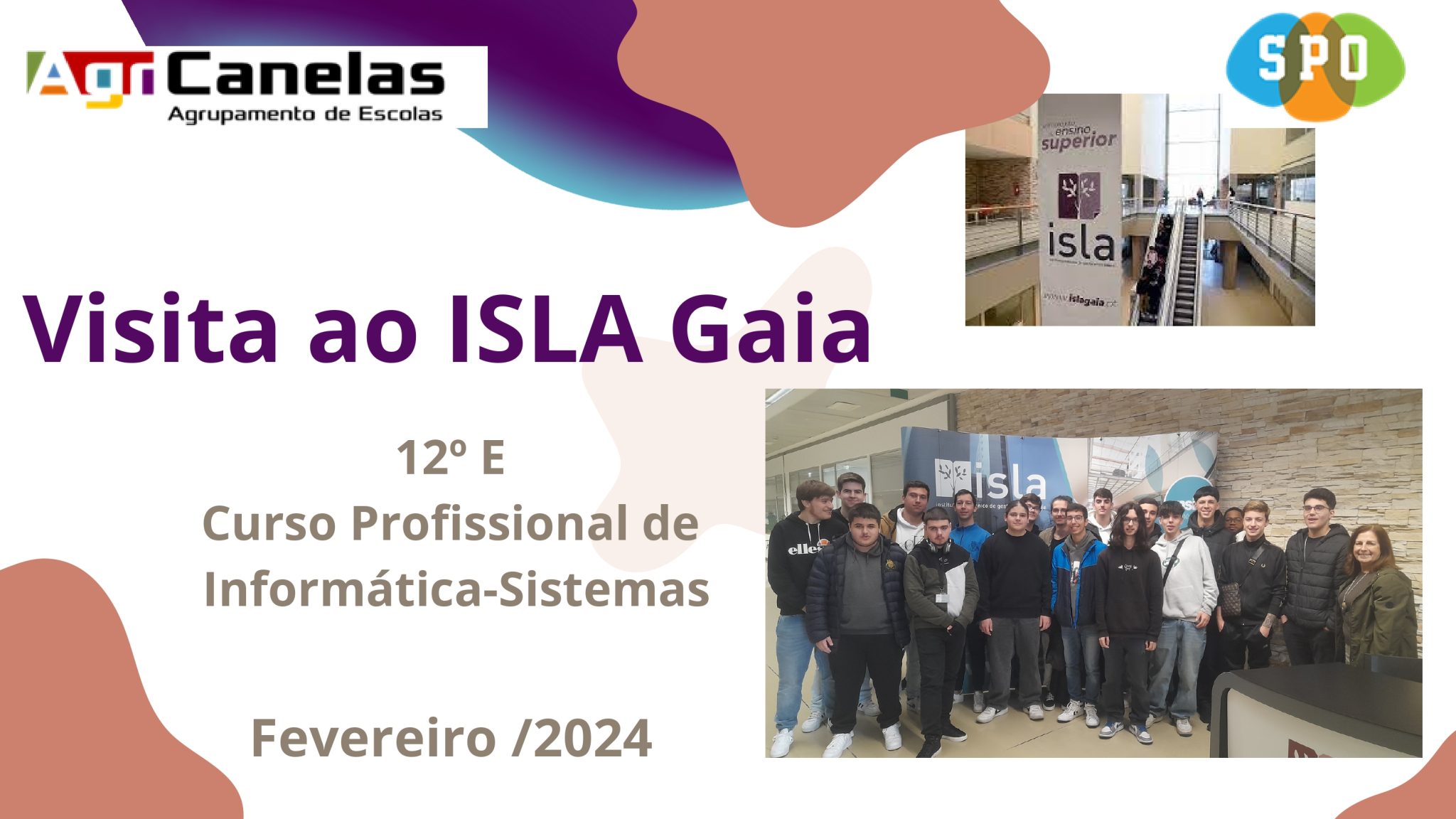 Visita de estudo ao ISLA Gaia – Serviço de Psicologia e Orientação